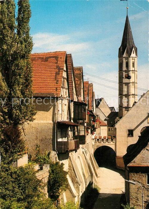 AK / Ansichtskarte Lauingen_Donau Marktplatz Denkmal Schimmelturm ...