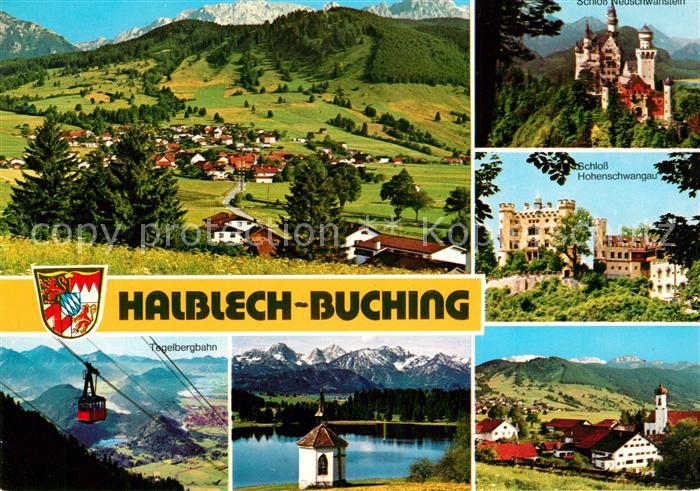 AK / Ansichtskarte Buching Schloss Neuschwanstein Seilbahn Buching Kat ...