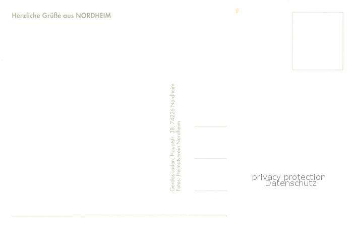 AK / Ansichtskarte Nordheim_Nordheim Panorama Kirche Rathaus Nordheim ...