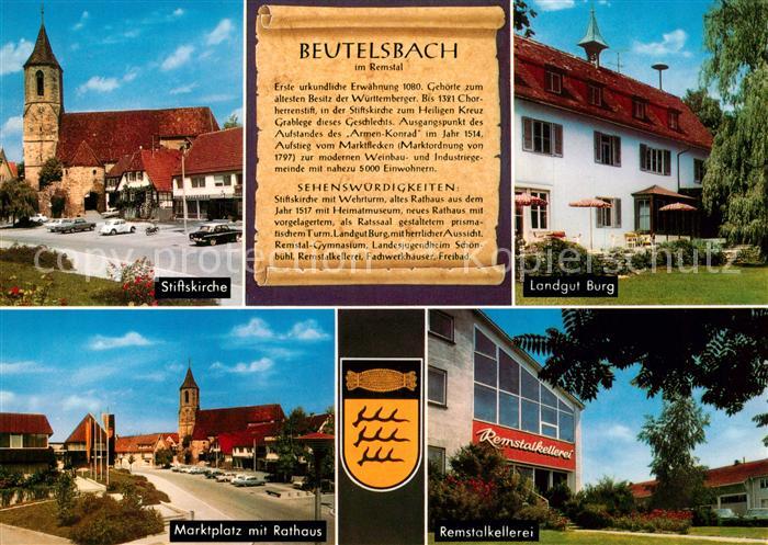 AK / Ansichtskarte Beutelsbach_Weinstadt Weinstadt im Remstal ...