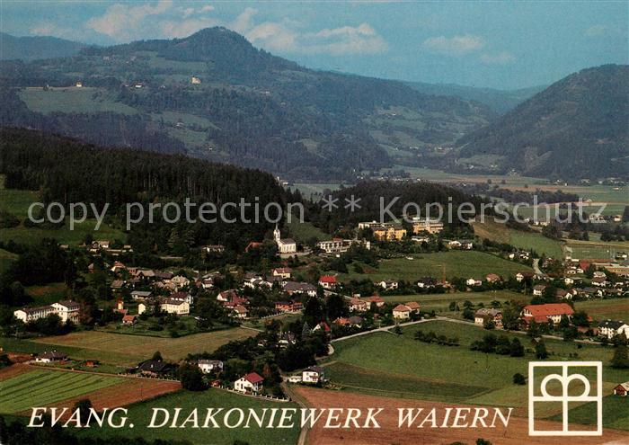 AK / Ansichtskarte Feldkirchen_Kaernten Fliegeraufnahme Evangelische ...