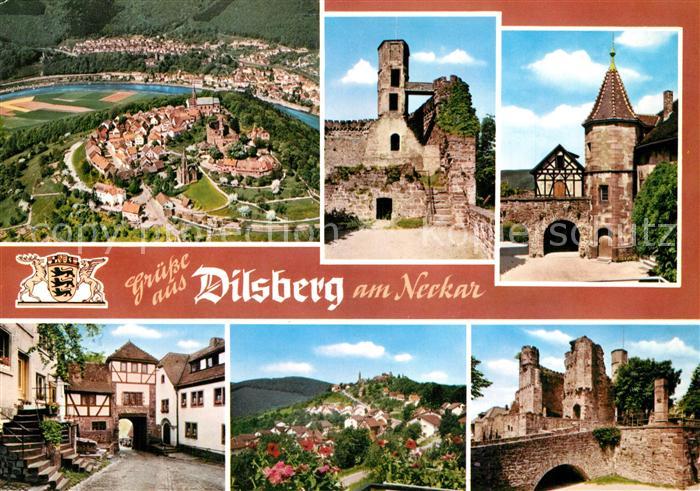 AK / Ansichtskarte Dilsberg Fliegeraufnahme Schloss Dilsberg Nr ...