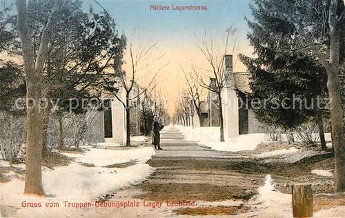 AK / Ansichtskarte Lager_Lechfeld Truppenuebungsplatz Mittlere ...