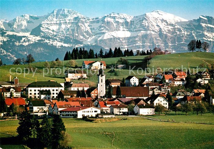 AK / Ansichtskarte Scheidegg_Allgaeu mit Zitterklapfen und Holenke ...