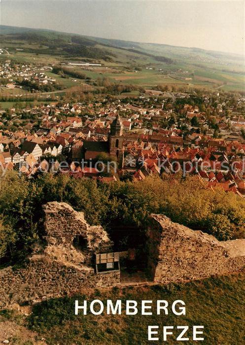 AK / Ansichtskarte Homberg_Efze Panorama Blick vom Schlossberg Homberg ...