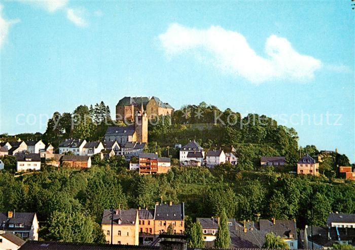 AK / Ansichtskarte Westerburg_Westerwald Teilansicht mit Schlossberg ...