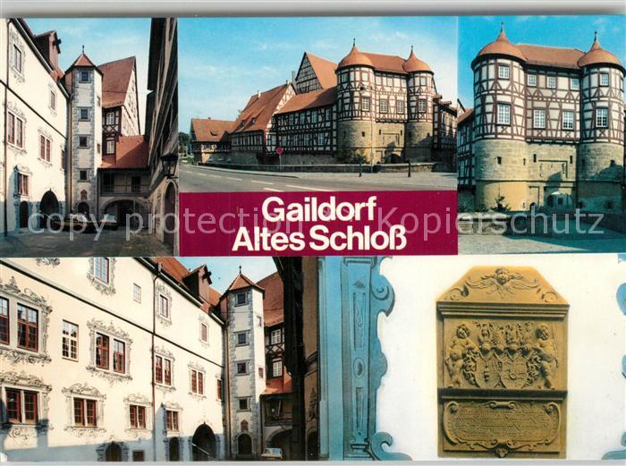 AK / Ansichtskarte Gaildorf Altes Schloss Gaildorf Nr. kp05192 ...