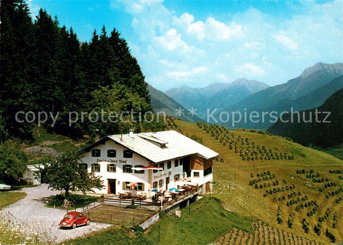Ak Ansichtskarte Bach Tirol Pension Klapf Lechtal Alpenpanorama Bach