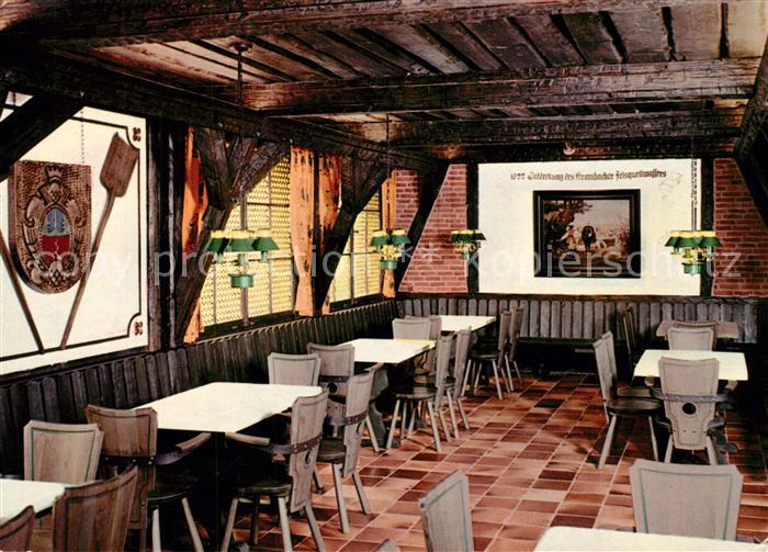 AK / Ansichtskarte Krombach_Westfalen Krombacher Brauerei Gaststube ...