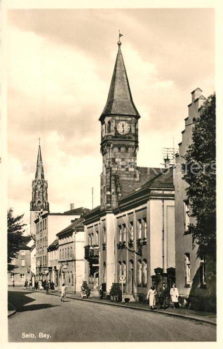 AK / Ansichtskarte Selb Rathaus Kirche Selb Nr. wg10791 - oldthing ...