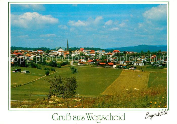 AK / Ansichtskarte Wegscheid_Niederbayern Panorama Wegscheid ...