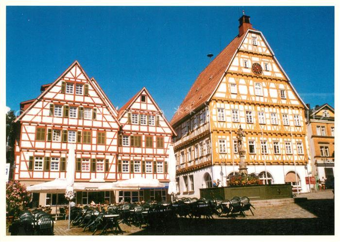 AK / Ansichtskarte Leonberg_Wuerttemberg Altes Rathaus Marktplatz ...