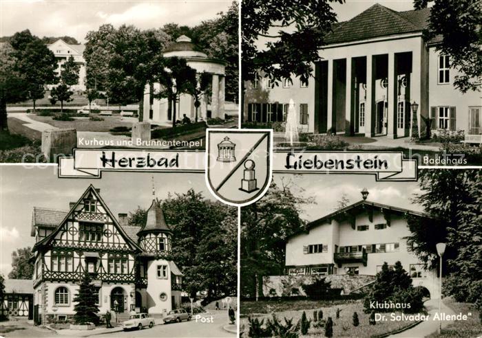 AK / Ansichtskarte Bad_Liebenstein Kurhaus Brunnentempel Post ...