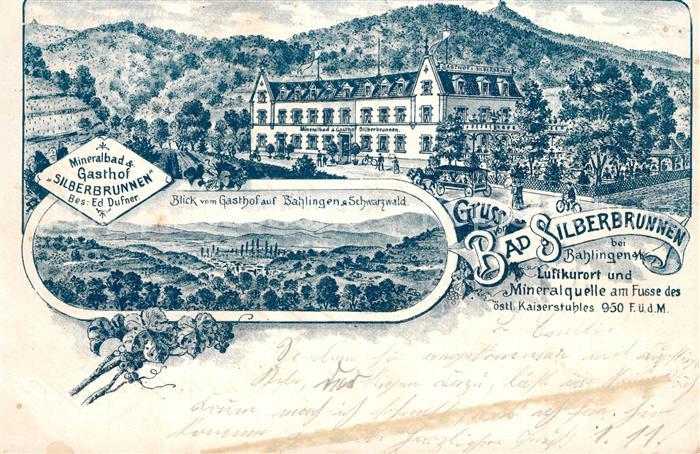 AK / Ansichtskarte Bahlingen Bad Silberbrunnen Bahlingen Nr. bx56568 ...