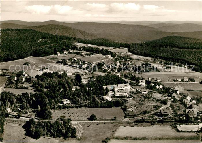 AK / Ansichtskarte Wilhelmsfeld Fliegeraufnahme August Winnig Haus ...