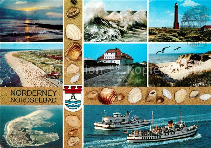 AK / Ansichtskarte Norderney_Nordseebad Abendstimmung am Meer Brandung ...