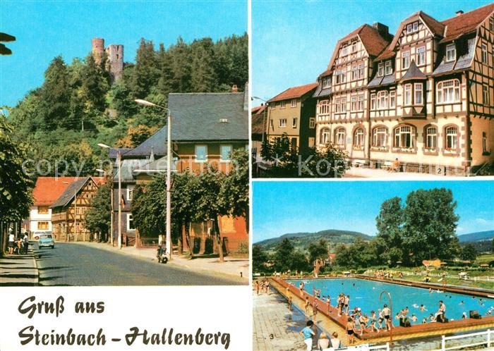 AK / Ansichtskarte Steinbach_Hallenberg Hallenburg FDGB Erholungsheim ...