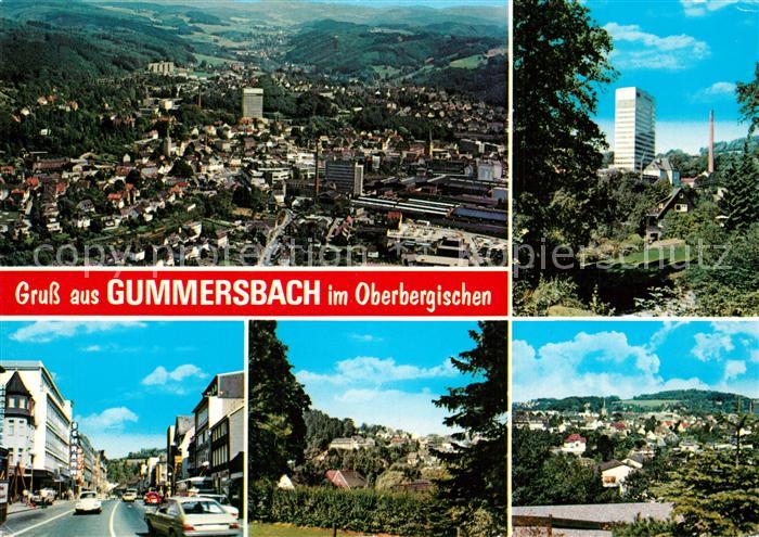 AK / Ansichtskarte Gummersbach Fliegeraufnahme Panoramen Gummersbach Nr ...