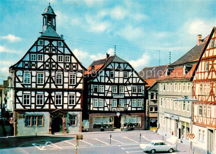 AK / Ansichtskarte Gruenberg_Hessen Marktplatz Gruenberg Hessen Nr ...
