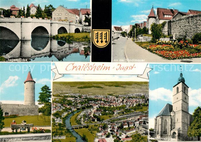 AK / Ansichtskarte Crailsheim Jagstbruecke... | oldhting.de