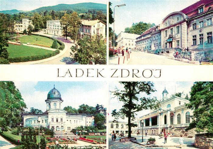 AK / Ansichtskarte Ladek_Zdroj Plac Partyzantow Zaklady ...