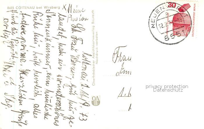 AK / Ansichtskarte Cottenau_Oberfranken Panorama Cottenau Oberfranken ...