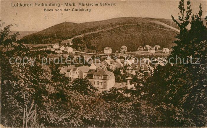 AK / Ansichtskarte Falkenberg_Mark Panorama Blick von der Carlsburg ...