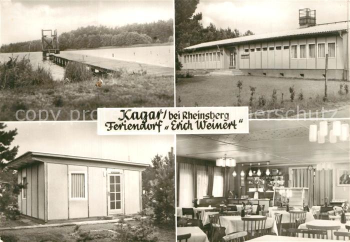 AK / Ansichtskarte Kagar Feriendorf Erich Weinertb bei Rheinsberg Kagar ...