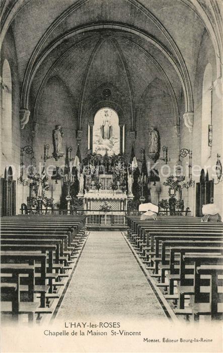 AK / Ansichtskarte L_Hay les Roses Chapelle de la Maison Saint Vincent ...