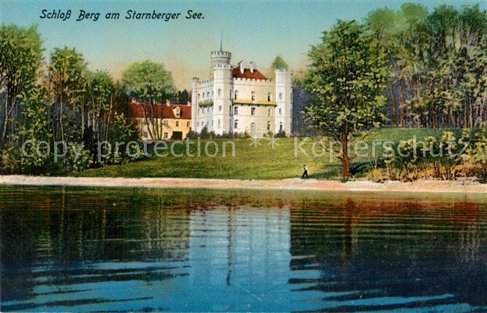 AK / Ansichtskarte Starnbergersee Schloss Berg Starnbergersee Nr. kq44223 - oldthing ...