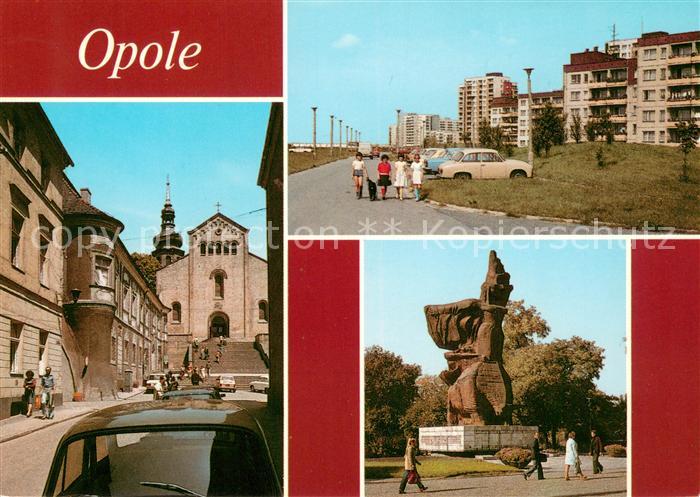 AK / Ansichtskarte Opole_Lubelskie Kosciol podominikanski Muzeum Slaska ...