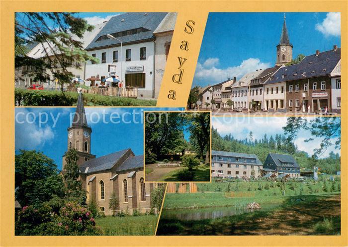 Sayda Gaststaette Ratskeller Stadtkirche St. Marien Jugendherberge ...