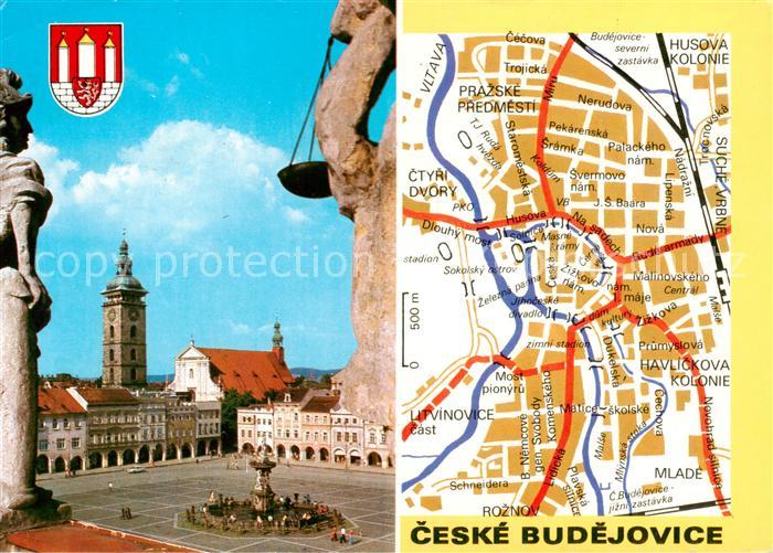 AK / Ansichtskarte 73838158 Ceske_Budejovice_Budweis_CZ Marktplatz ...