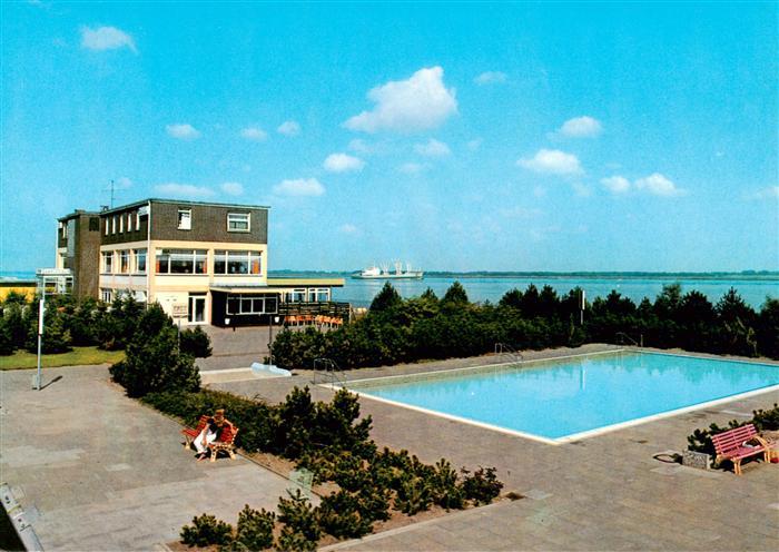 AK / Ansichtskarte 73888596 Twielenfleth_Hollern Hotel Restaurant Cafe ...