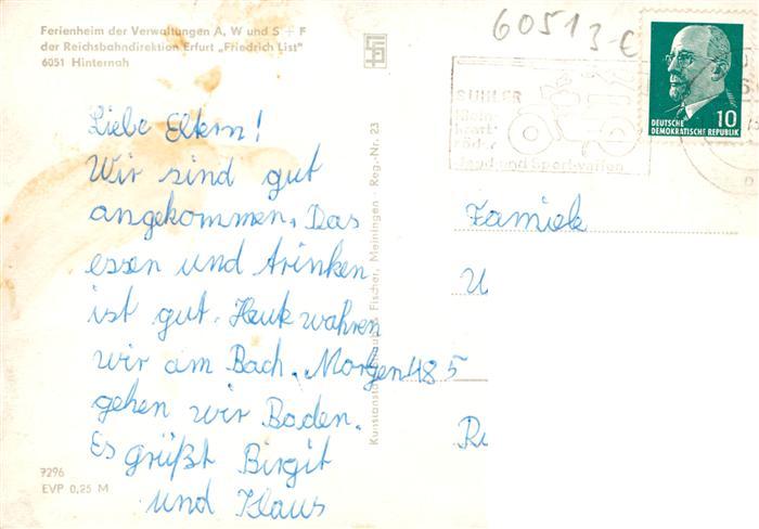 AK / Ansichtskarte Hinternah.. | Ansichtskarten günstig