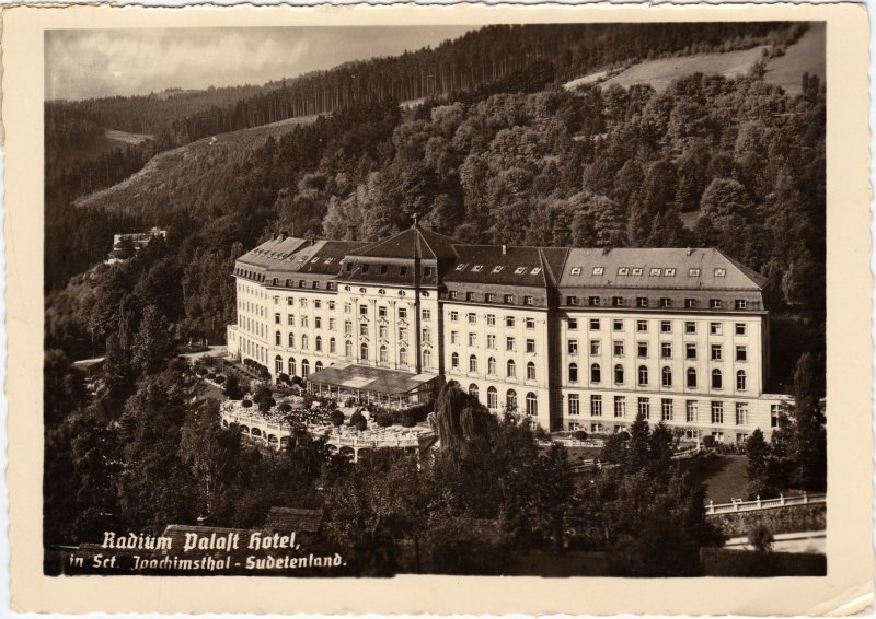 St Joachimsthal Jachymov Radium Palast Hotel Sudetenhof Kat. Sankt ...