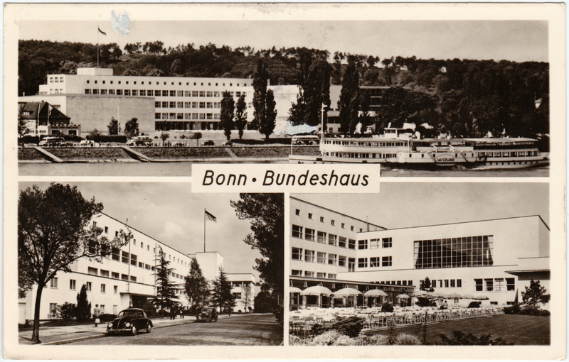 Bonn 3 Bild: Bundeshaus (diverse Ansichten) 1953 Nr. 40918 - oldthing ...