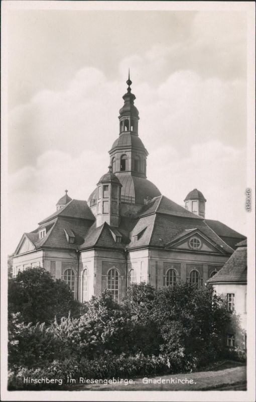 Hirschberg (Schlesien) Jelenia Góra Partie an der Gnadenkirche 1935 Nr ...