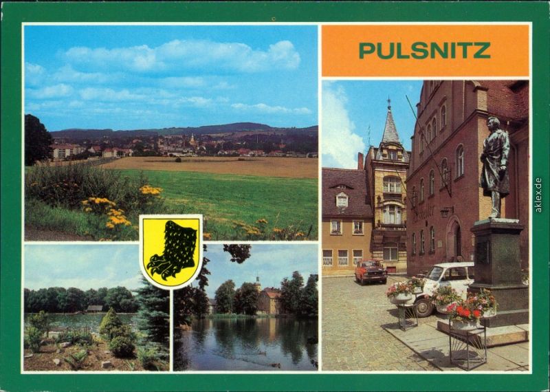 Pulsnitz Sachsen uebersicht Walkmuehlenbad Schlossteich Rietschel ...