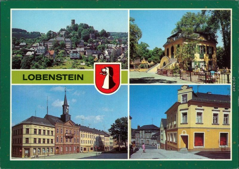 AK / Ansichtskarte Lobenstein_Bad Blick zum Alten Turm Parkpavillon ...