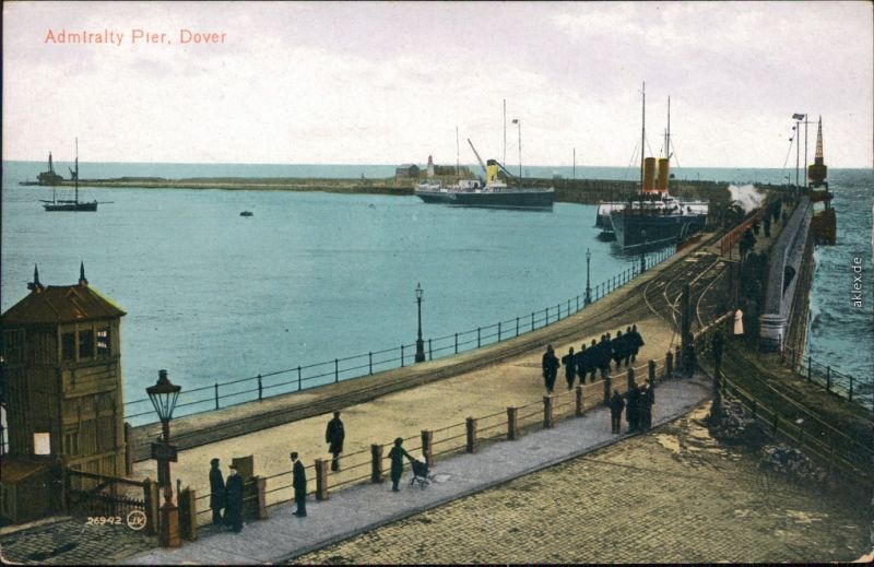 Ansichtskarte Dover Admiralty Pier 1912 Nr. 94084 - oldthing ...