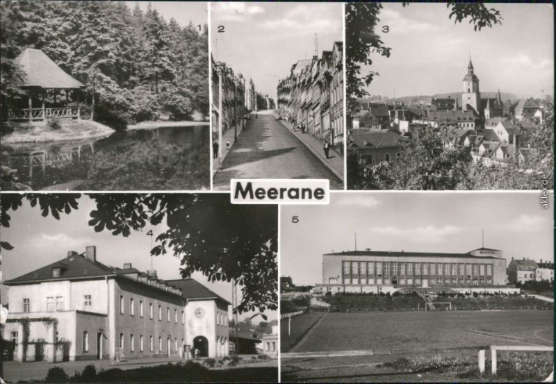 Meerane Stadtpark, Steile Wand (Bergstraße)... | oldhting.at
