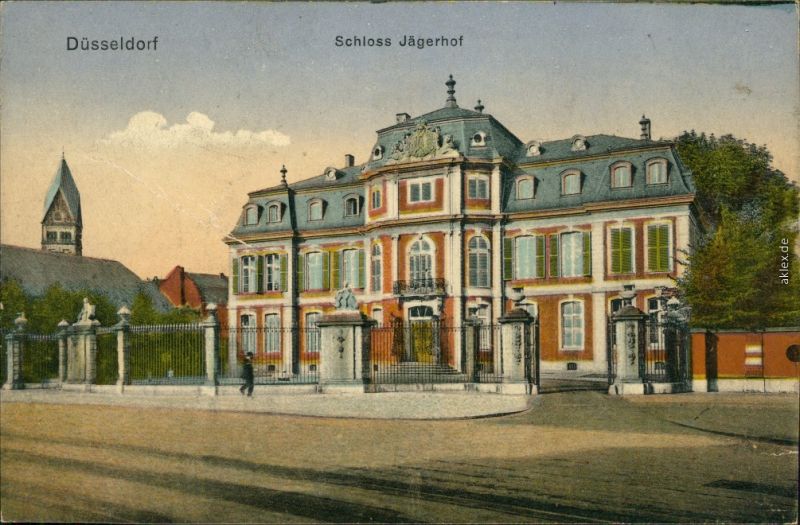 Ansichtskarte Pempelfort-Düsseldorf Schloss Jägerhof 1923 Nr. 99250 ...