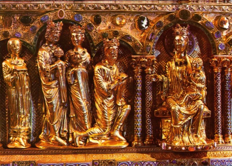 Ansichtskarte Köln Kölner Dom - Schrein der Heiligen Drei Könige 1995 ...