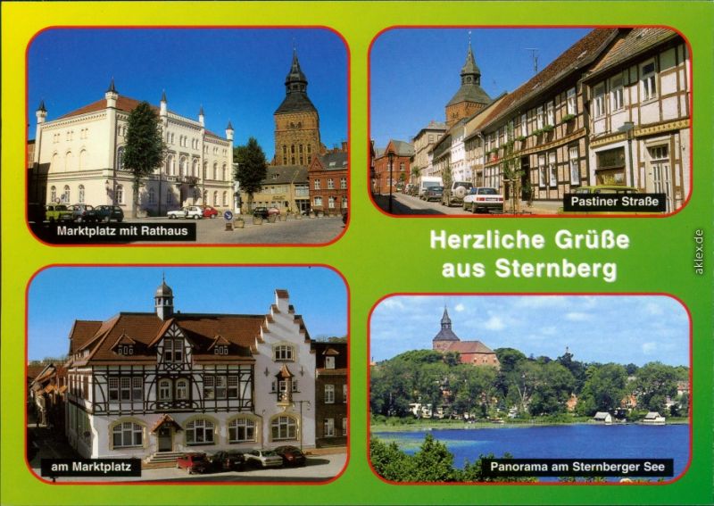 AK / Ansichtskarte Sternberg Mecklenburg Panorama Blick zum Sternberger ...