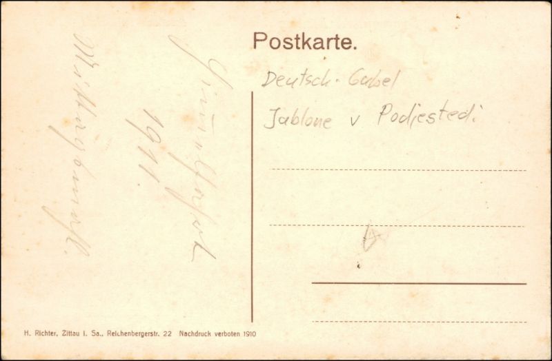 Deutsch Gabel Jablonné Brauhaus Restaurant, Lämberg Liberec Reichenberg ...