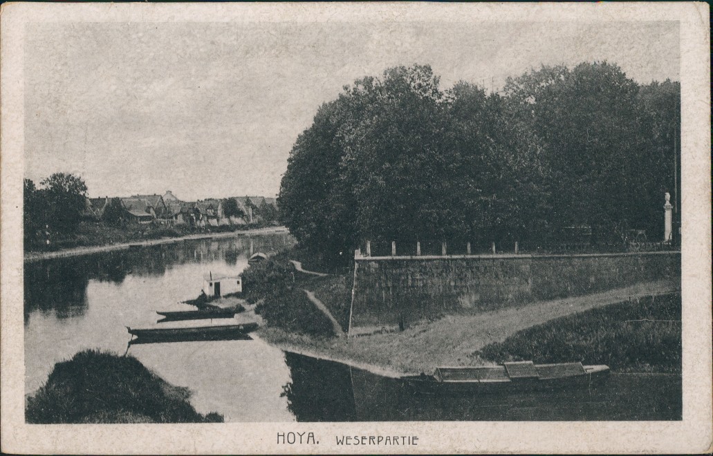 Hoya de Haaien Hejen Hajen (Lk Nienburg) Stadt - Weserpartie 1926 Nr ...