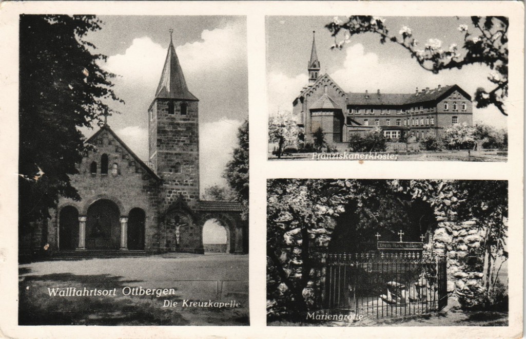 Ansichtskarte Ottbergen-Schellerten 3 Bild: Kloster, Kirche 1961 Nr ...