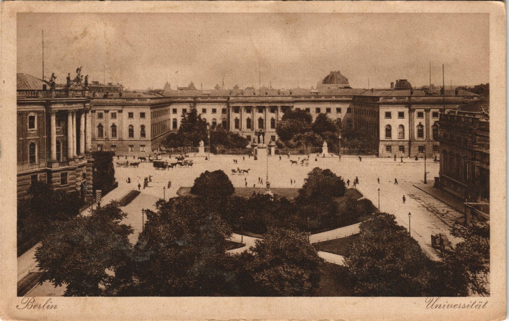 Ansichtskarte Berlin Partie an der Universität 1917 Nr. 219998 ...