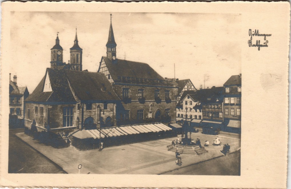 Ansichtskarte Göttingen Rathaus (Town Hall) Rathausplatz 1930 Nr ...